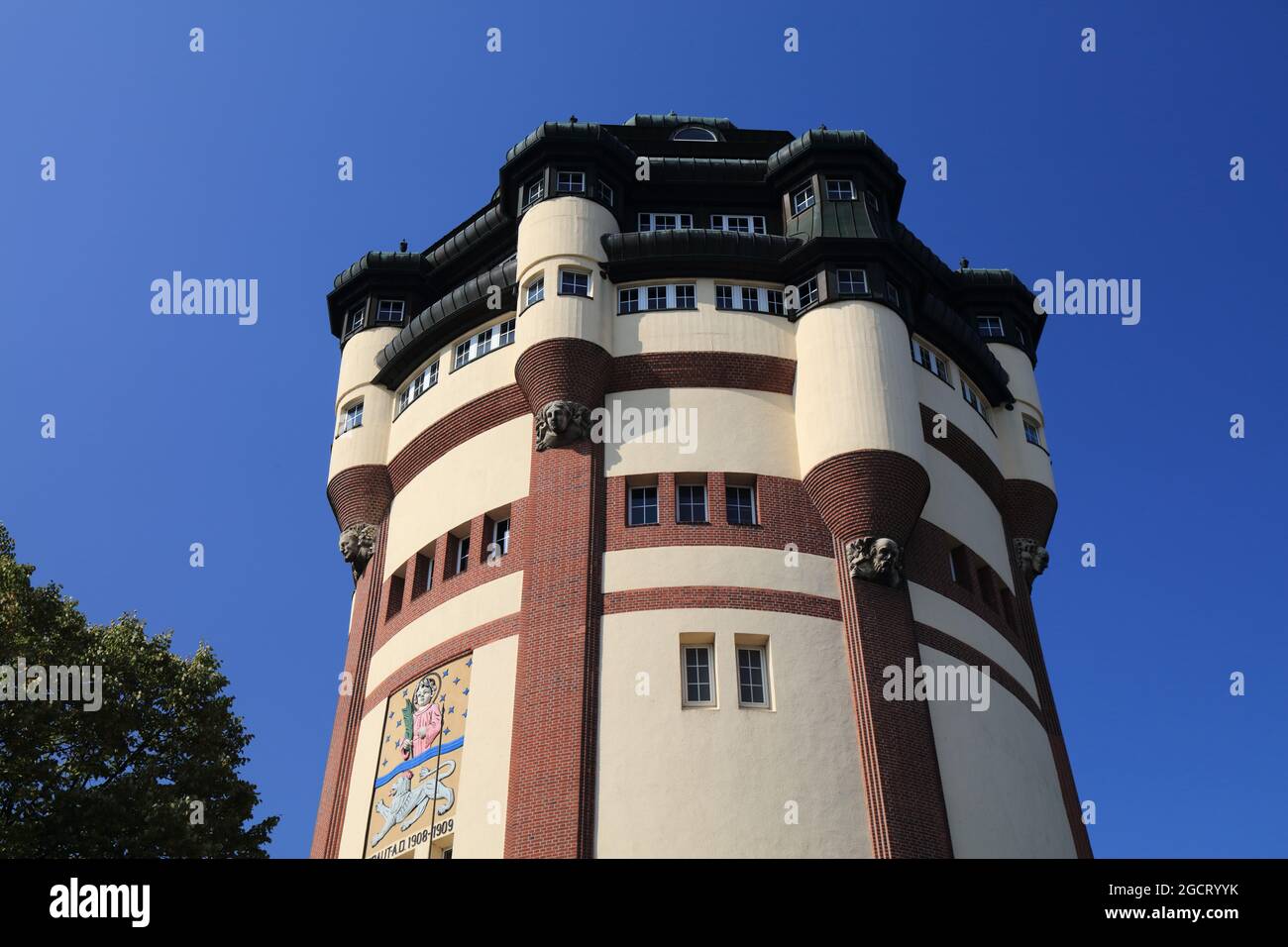 Moenchengladbach city in Germany. Historic art nouveau style monumental ...