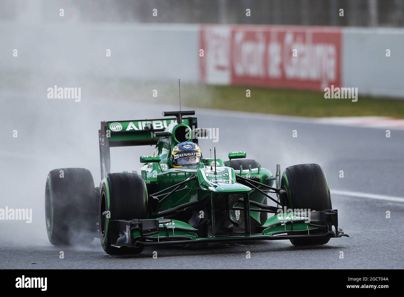 Charles Pic (FRA) Caterham CT03. Formula One Testing, Day One, Thursday ...