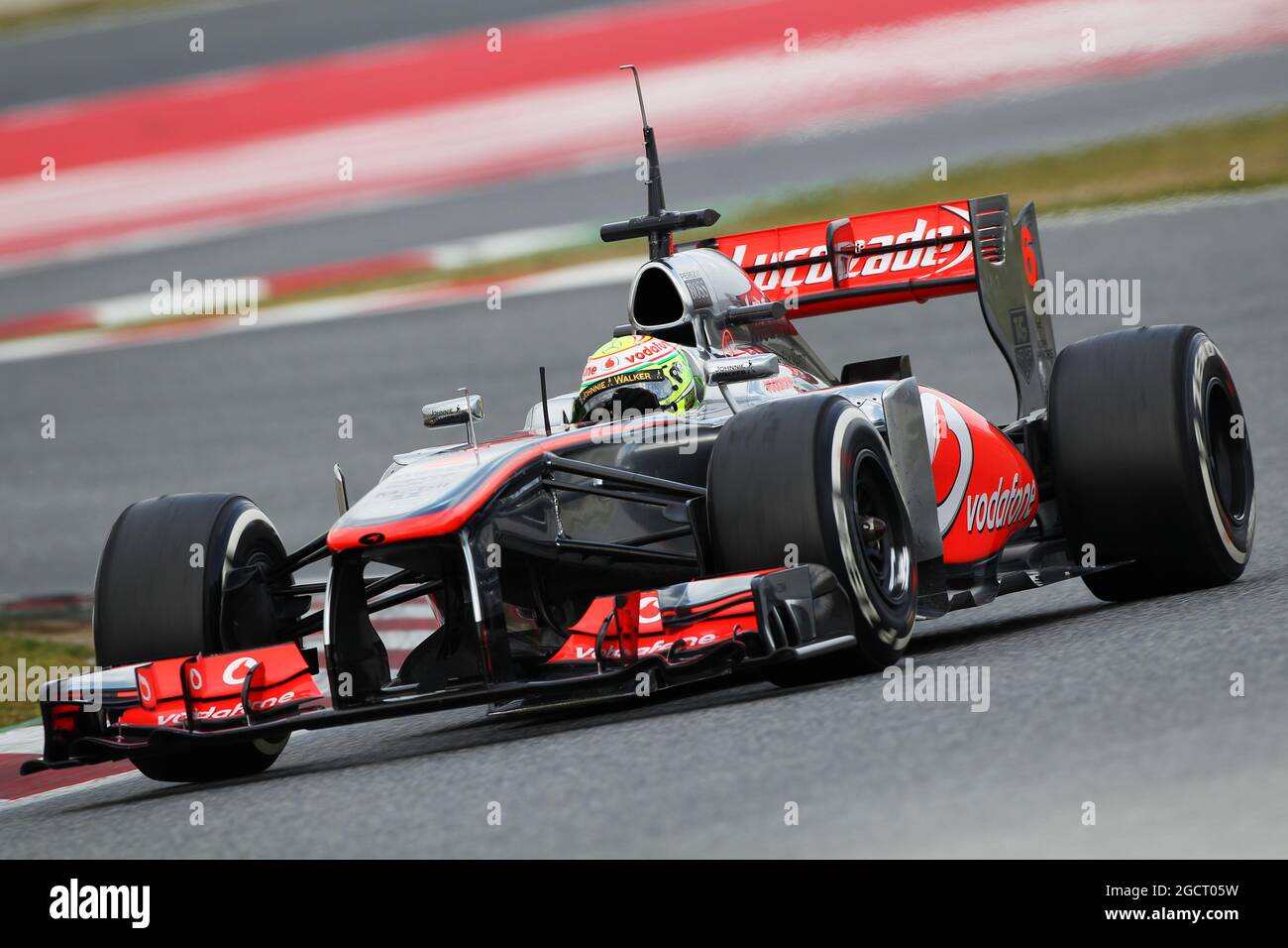 Sergio Perez (MEX) McLaren MP4-28. Formula One Testing, Day One ...