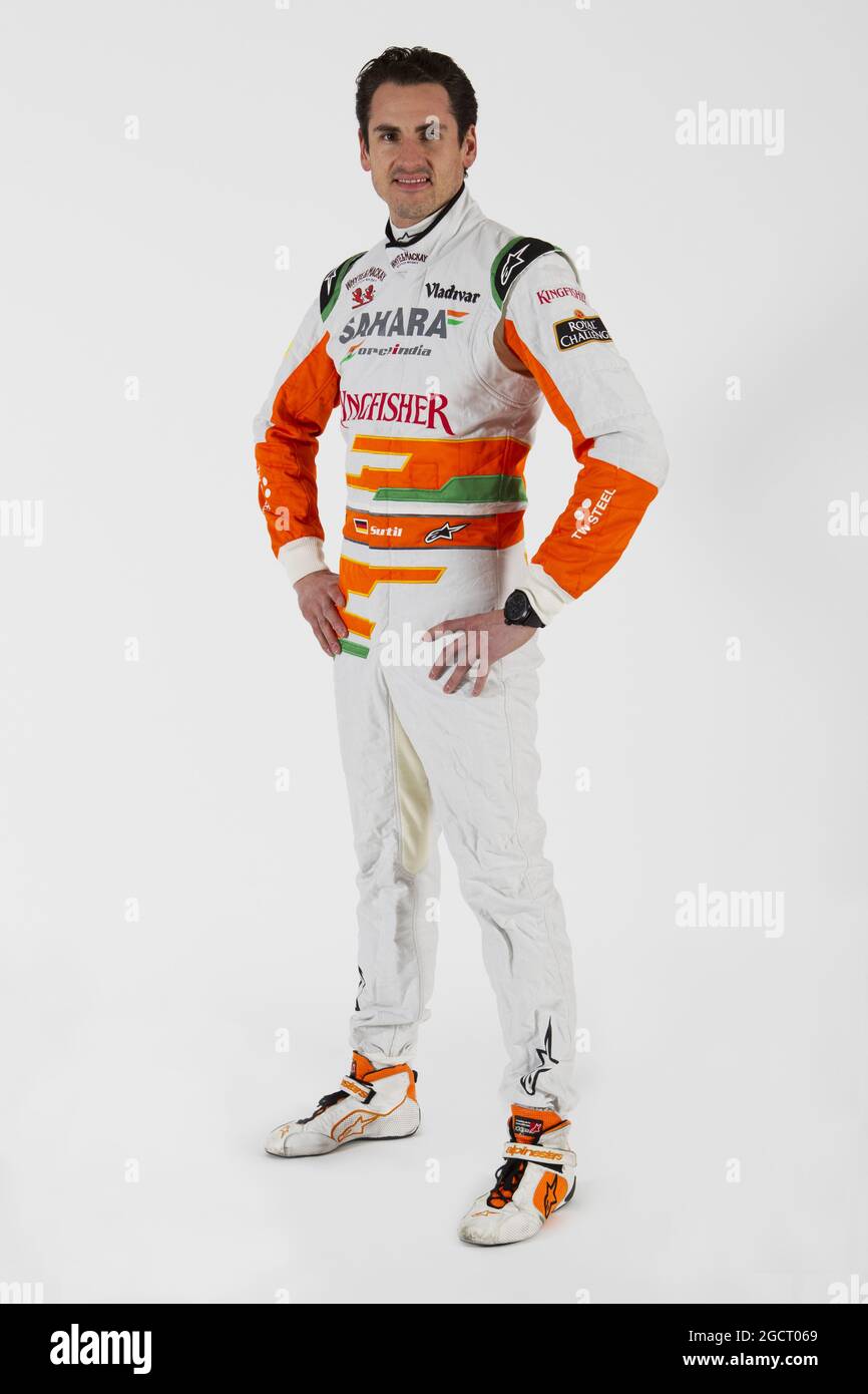Adrian Sutil (GER) Sahara Force India F1. Formula One Testing, Day One ...