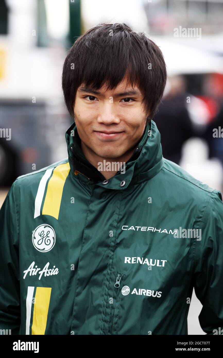 Ma qing hua chn caterham f1 reserve driver hi-res stock photography and ...