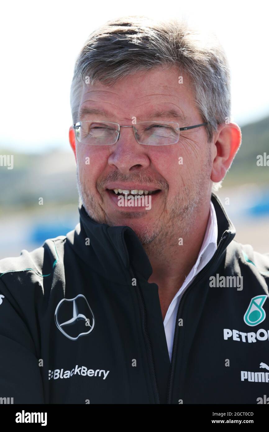 Ross Brawn (GBR) Mercedes AMG F1 Team Principal. Mercedes AMG F1 W04 ...