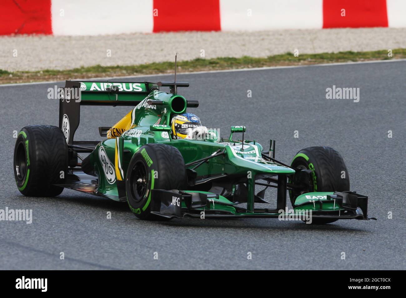 Charles Pic (FRA) Caterham CT03. Formula One Testing, Day One, Thursday ...
