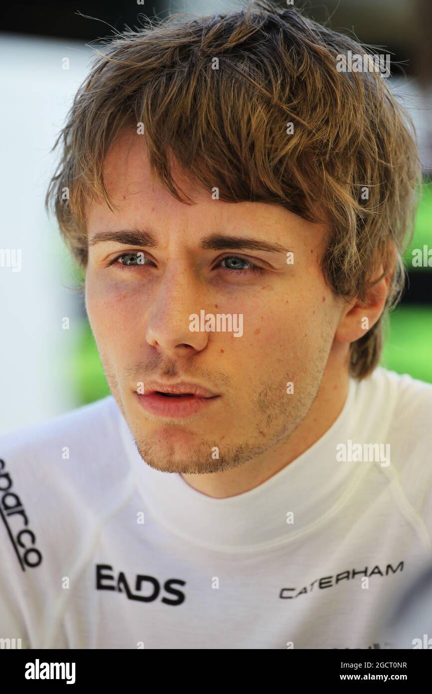 Charles Pic (FRA) Caterham. Australian Grand Prix, Thursday 14th March ...