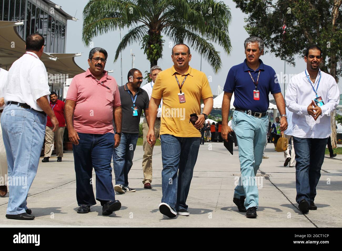 HRH Prince Salman bin Hamad Al Khalifa, Crown Prince of Bahrain (Centre ...