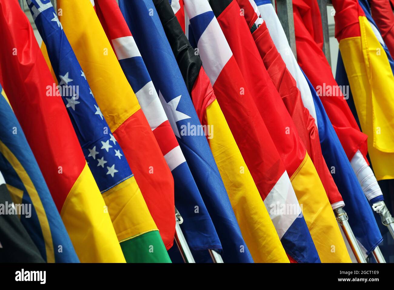 F1 malaysian flags hi-res stock photography and images - Alamy