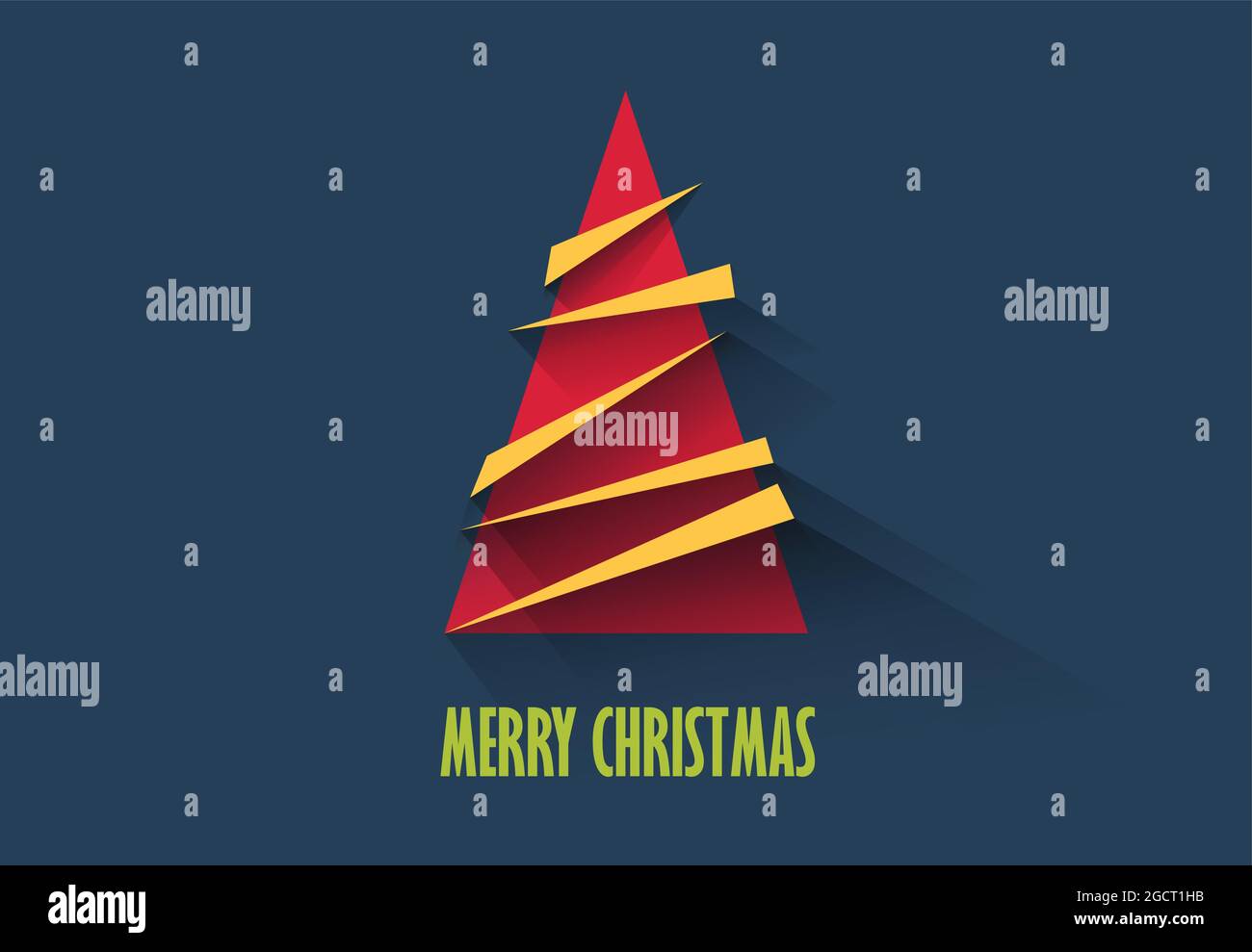 Abstract christmas tree Stock Vector Images - Alamy