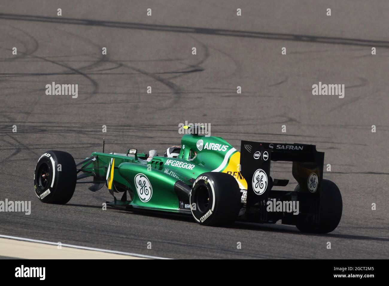 Caterham ct03 a damaged front wing hi-res stock photography and images ...