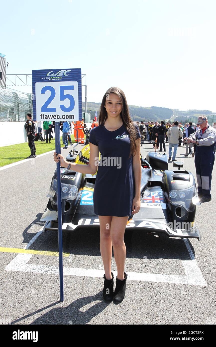 Grid girl. FIA World Endurance Championship, Round 2, Saturday 4 May ...