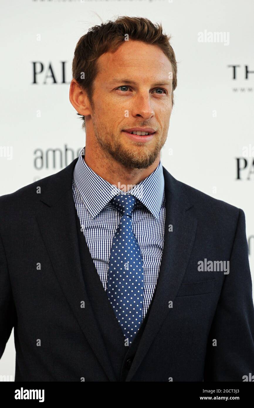 Jenson button fashion show amber lounge hi-res stock photography and ...