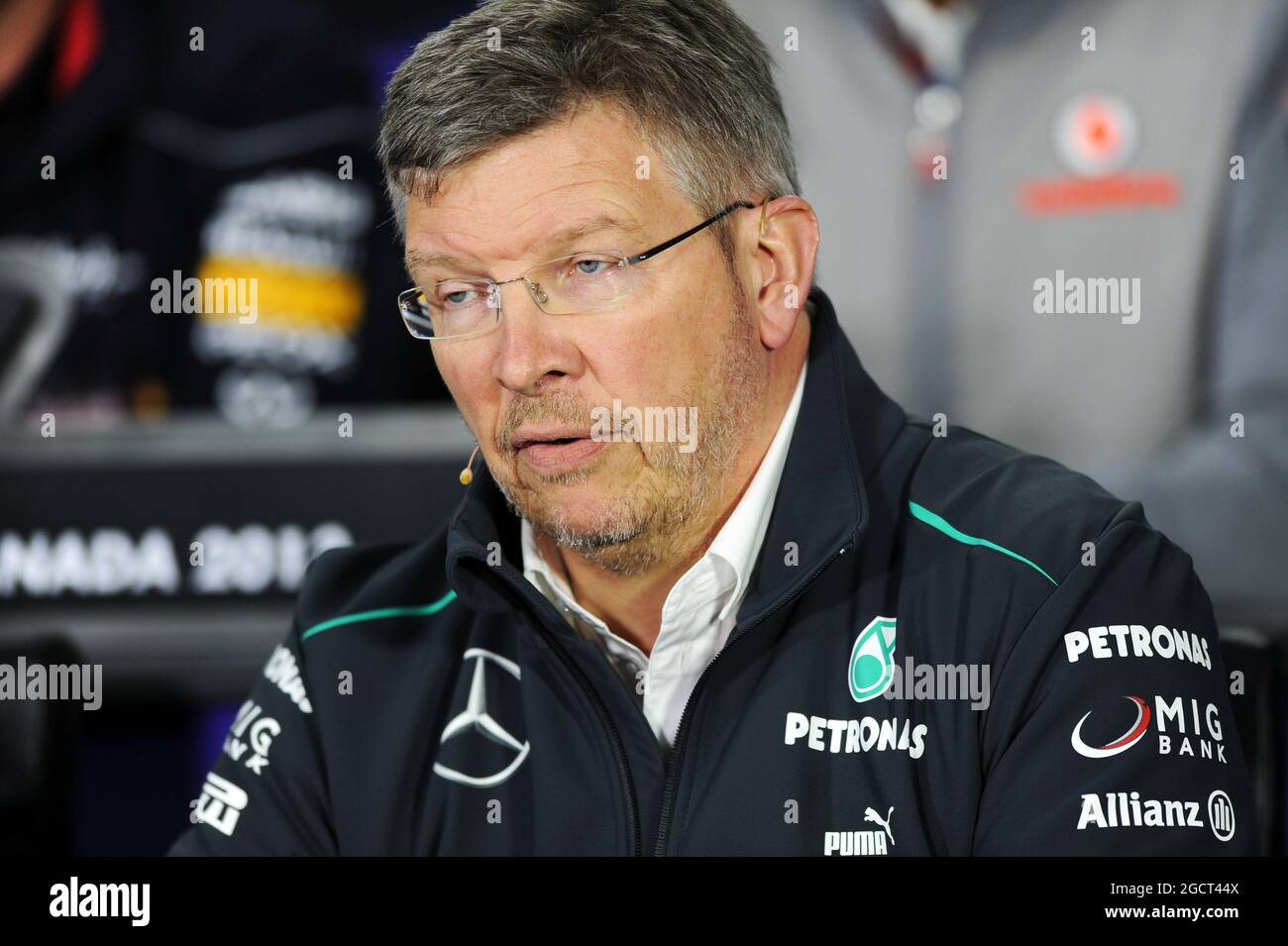 Mercedes f1 team principal ross brawn hi-res stock photography and ...