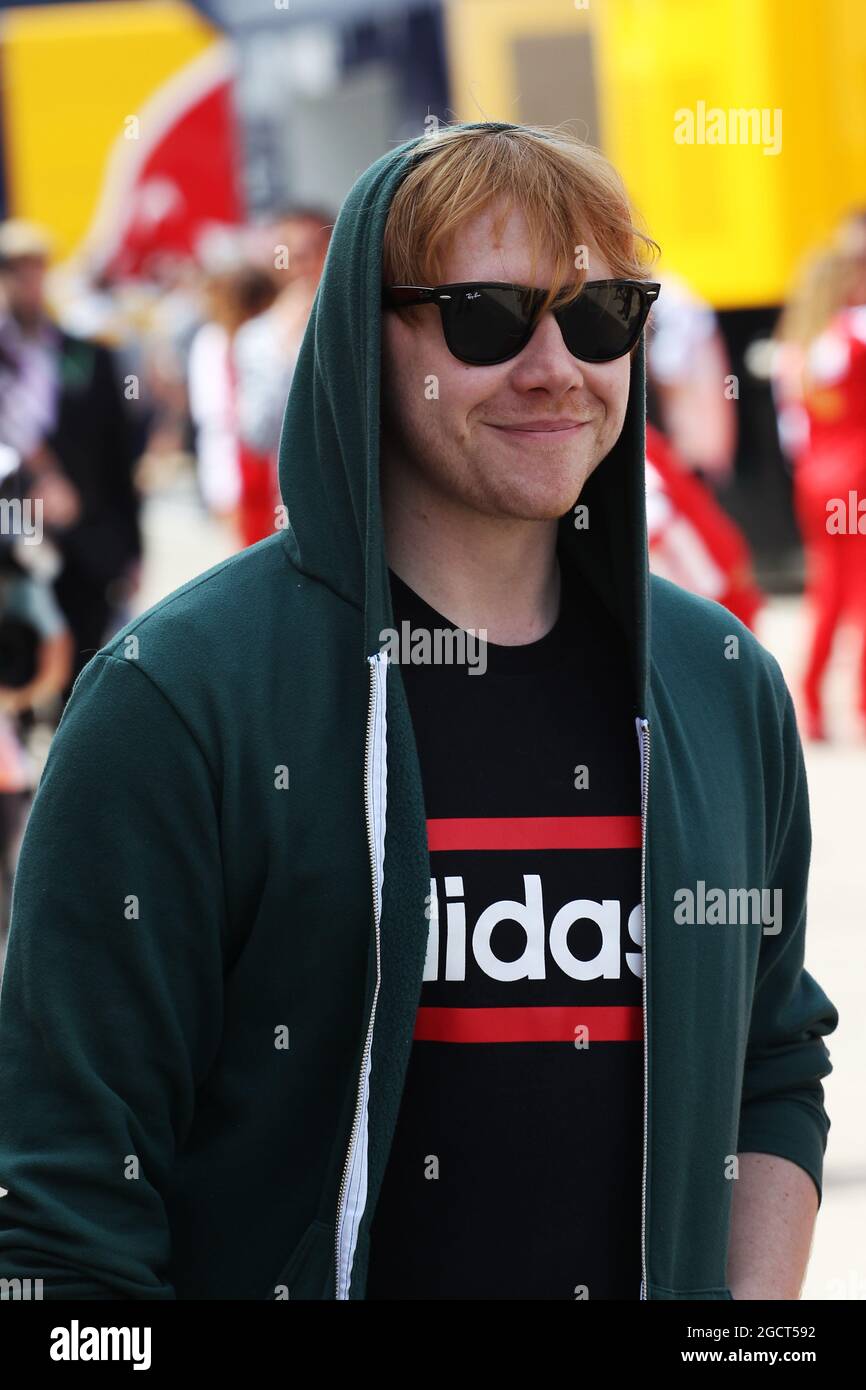 Rupert Grint (GBR) Actor. British Grand Prix, Sunday 30th June 2013 ...