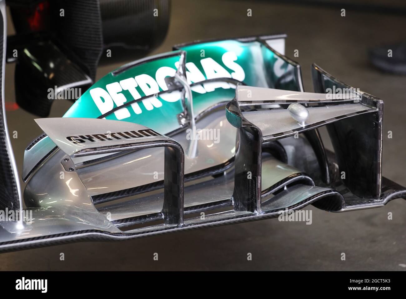Mercedes amg f1 w04 front wing detail hi-res stock photography and ...