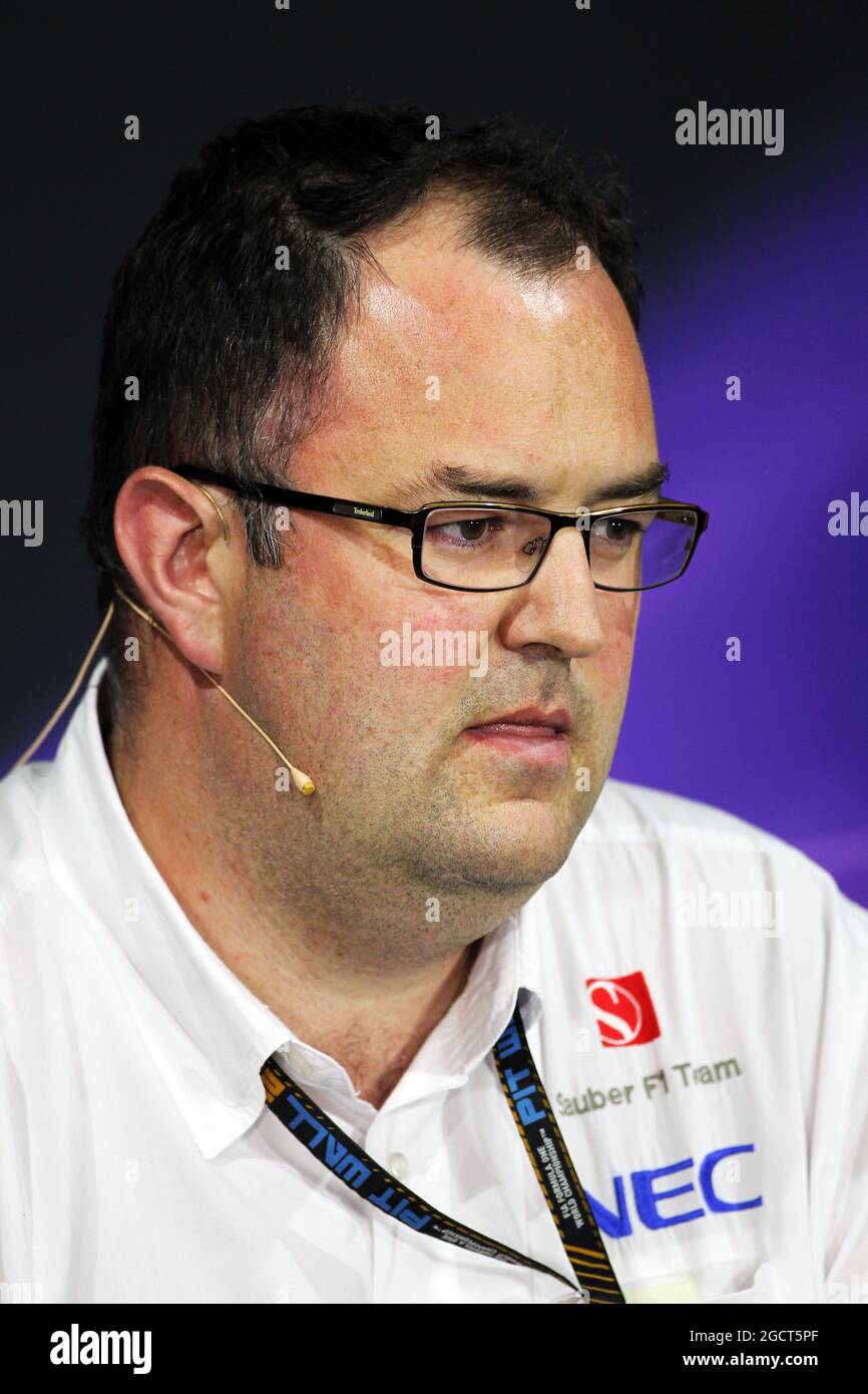 Sauber f1 team head of track engineering hi-res stock photography and ...