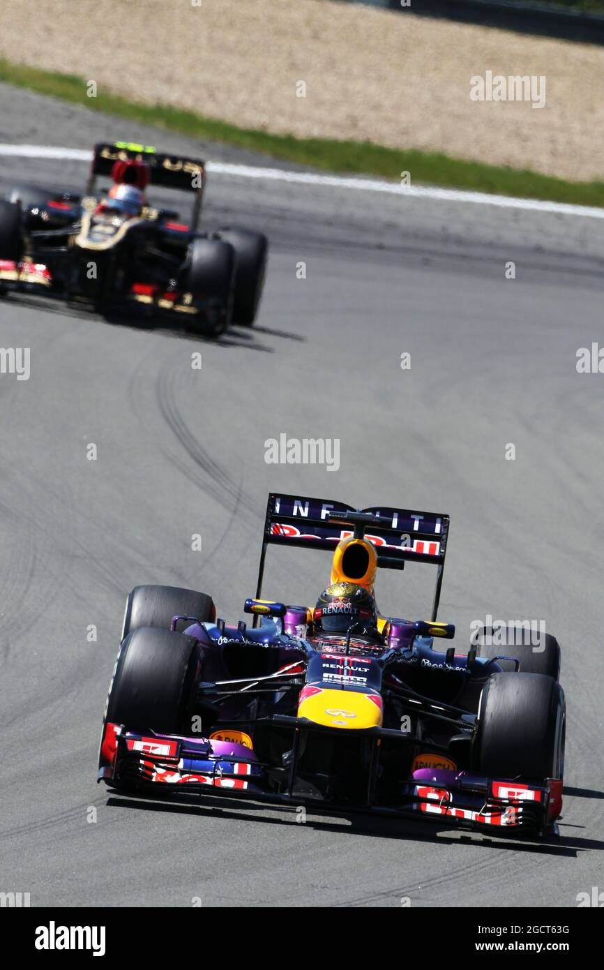 Sebastian Vettel (GER) Red Bull Racing RB9. German Grand Prix, Sunday ...