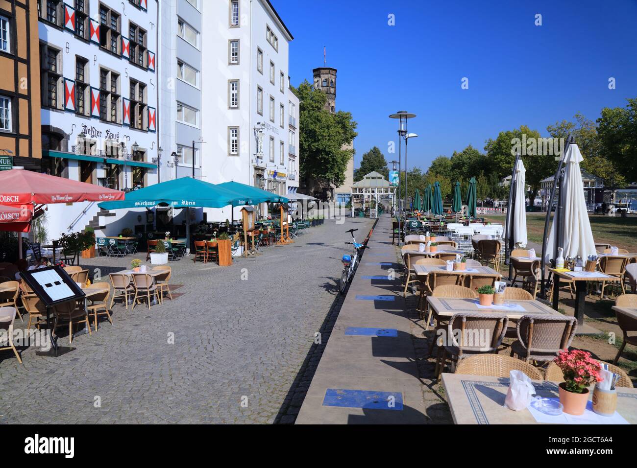 COLOGNE, GERMANY - SEPTEMBER 22, 2020: Architecture of Frankenwerft ...