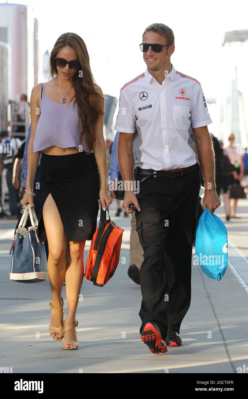 Mclaren his girlfriend jessica michibata hi-res stock photography and ...