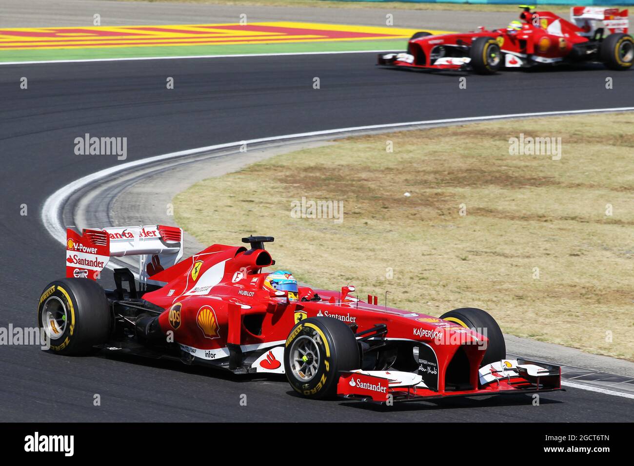 Ferrari f138 leads fernando alonso hi-res stock photography and images ...