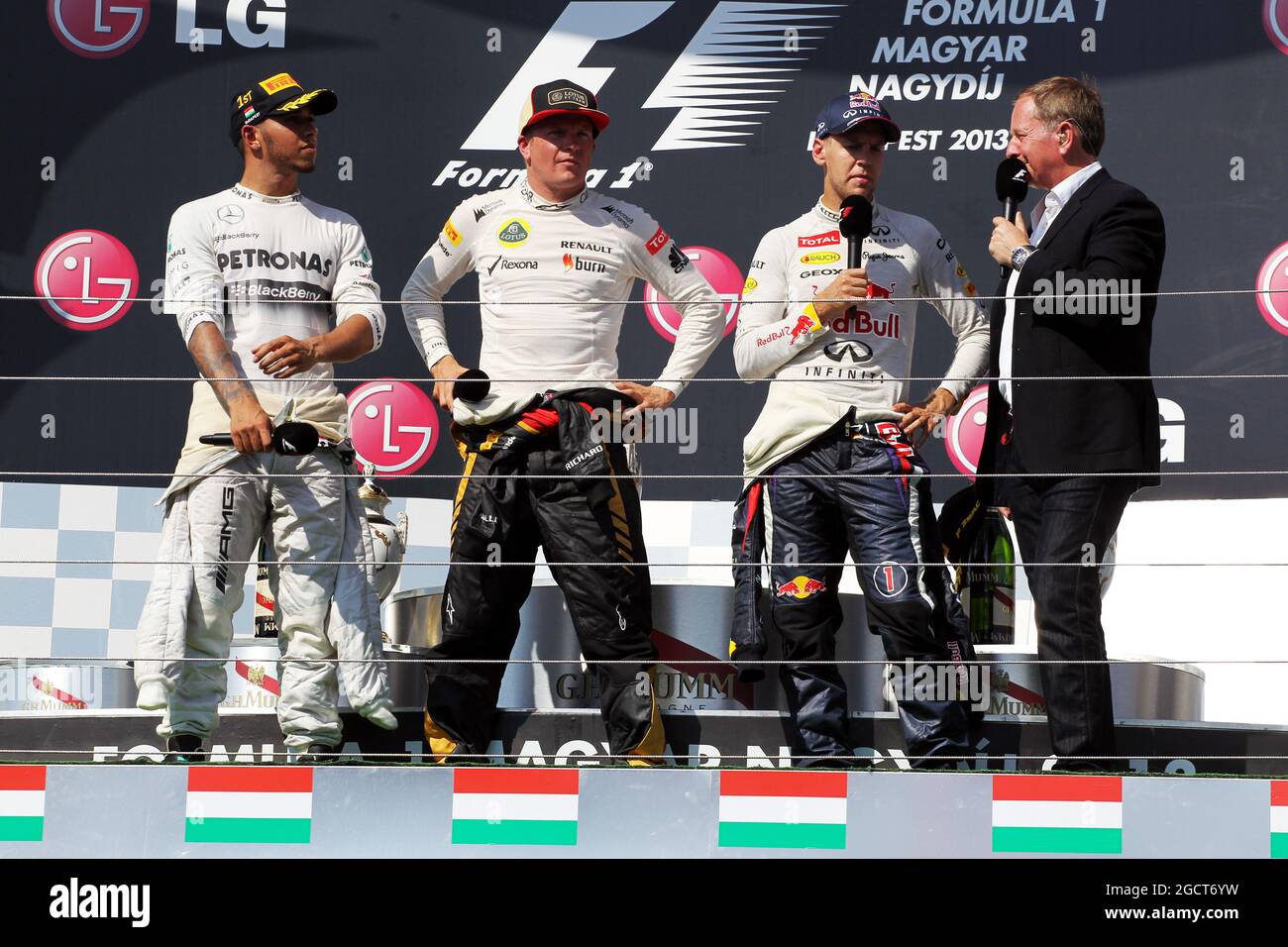 Sky sports commentator race winner lewis hamilton hi-res stock ...