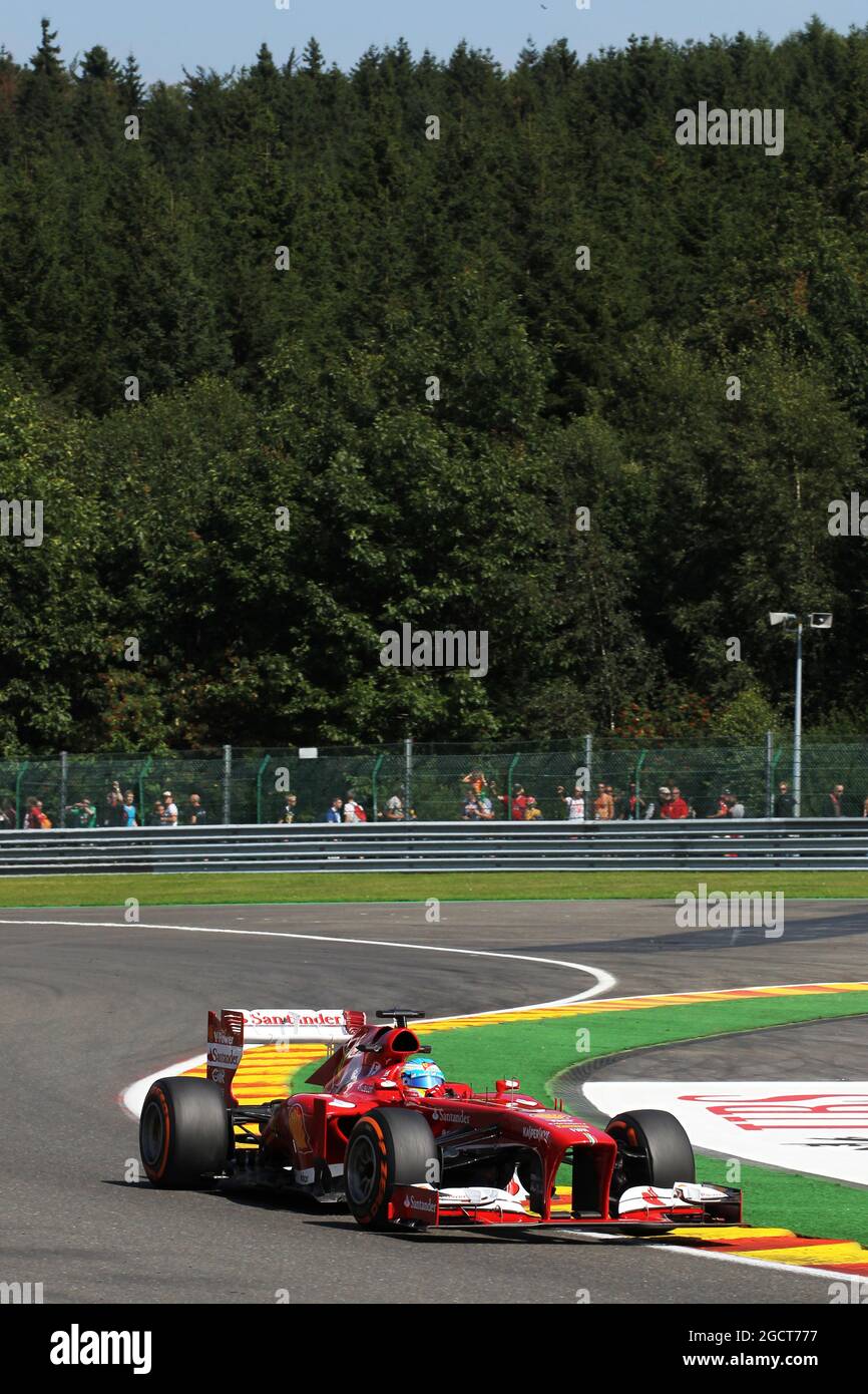 Fernando Alonso (ESP) Ferrari F138. Belgian Grand Prix, Friday 23rd ...