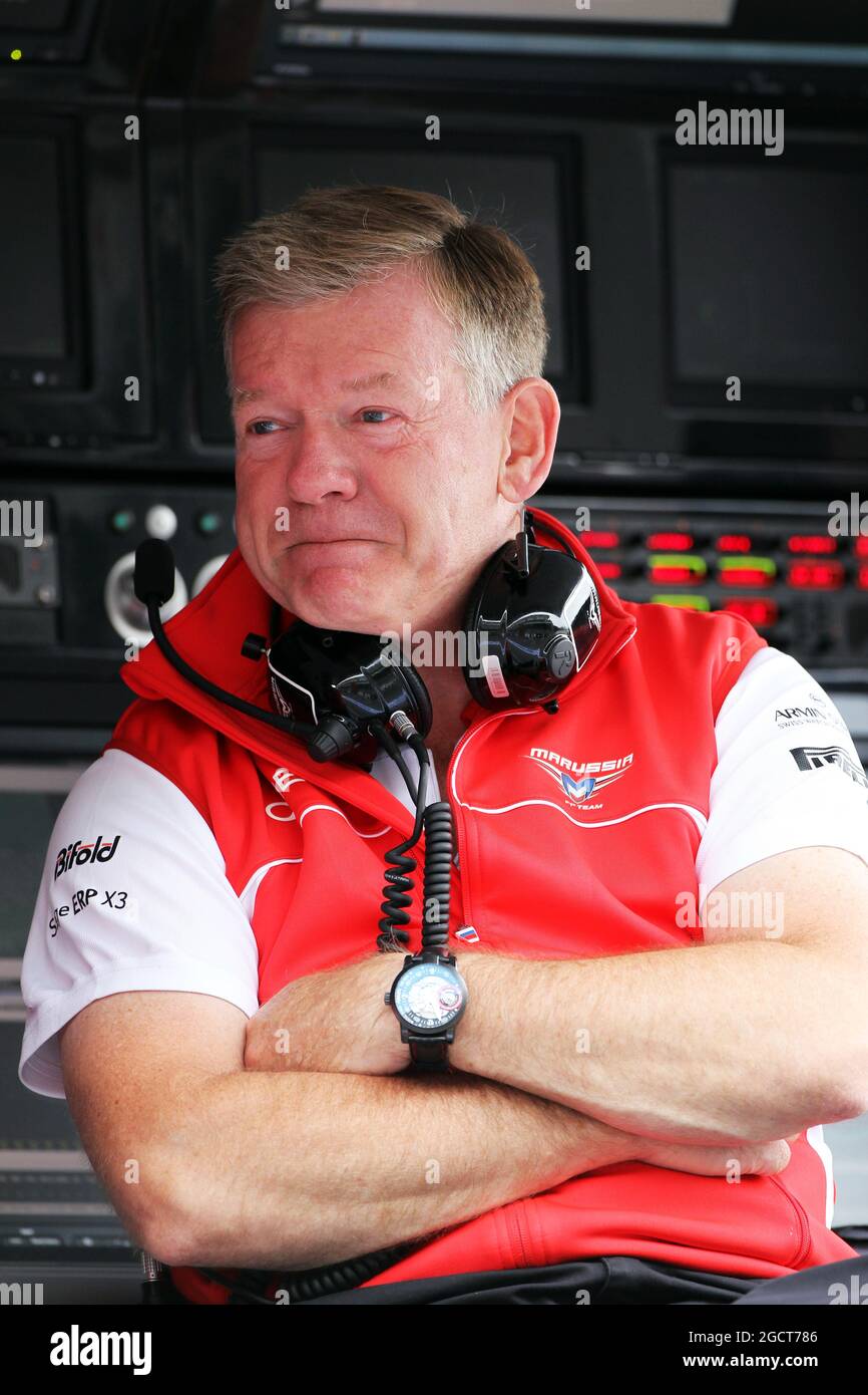 Andy Webb (GBR) Marussia F1 Team CEO. Belgian Grand Prix, Saturday 24th ...