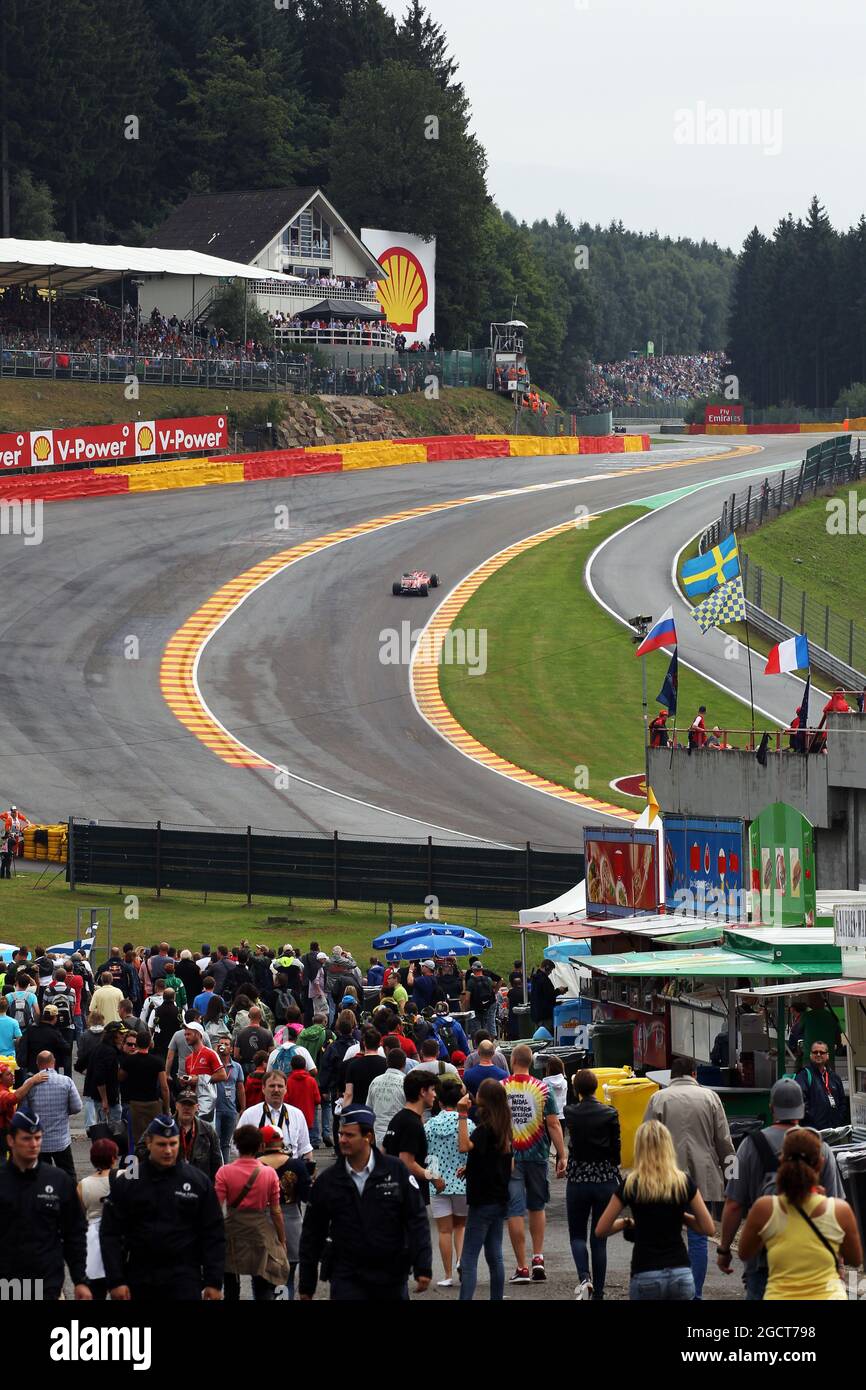 Fernando Alonso (ESP) Ferrari F138. Belgian Grand Prix, Saturday 24th ...