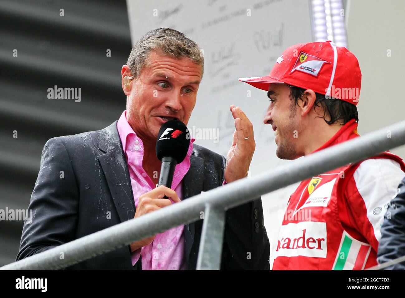 Bbc television commentator on podium hi-res stock photography and ...