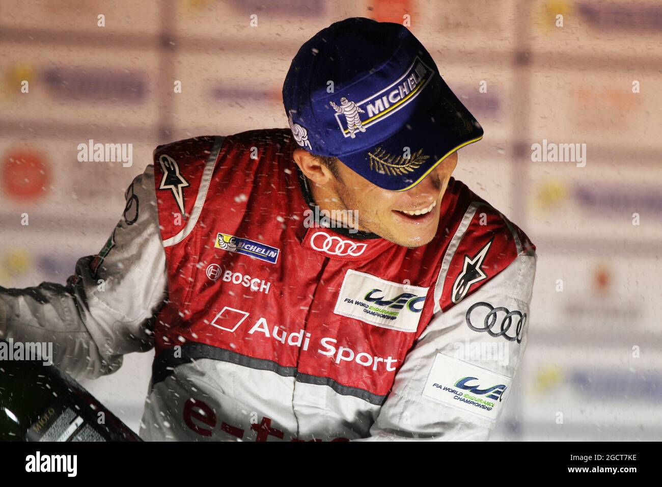Audi r18 e tron quattro on podium hi-res stock photography and images ...