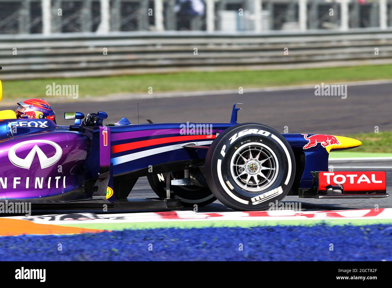 Sebastian Vettel (GER) Red Bull Racing RB9. Italian Grand Prix ...