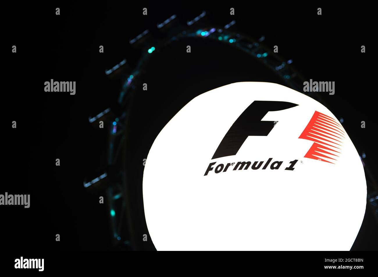 F1 lighting balloon in the paddock. Singapore Grand Prix, Thursday 19th ...