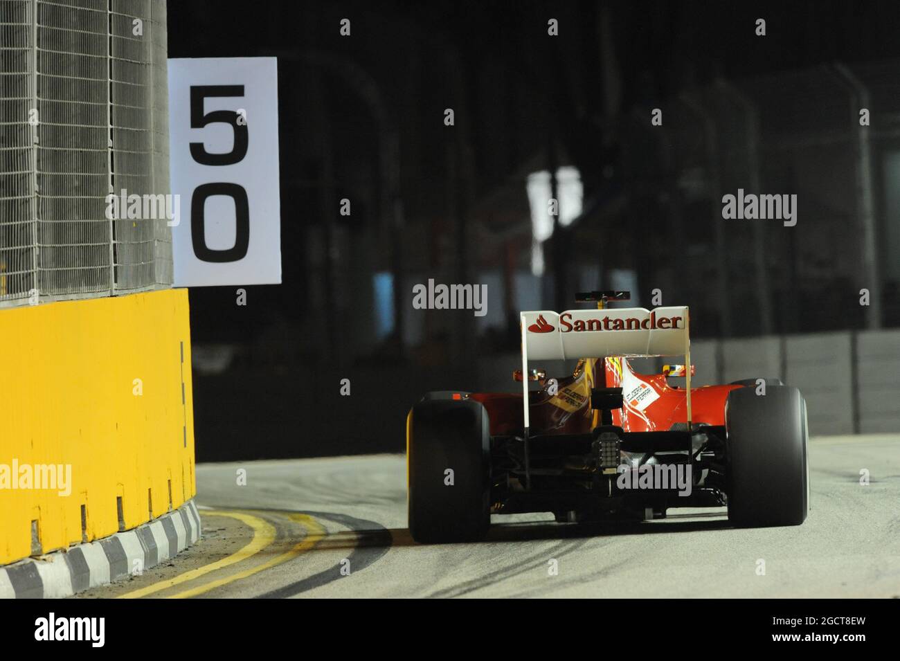 Fernando Alonso (ESP) Ferrari F138. Singapore Grand Prix, Friday 20th ...