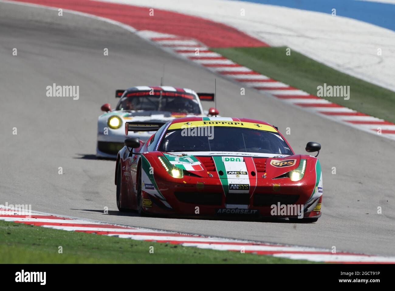 Kamui Kobayashi (JPN) / Toni Vilander (FIN) AF Corse, Ferrari F458 ...