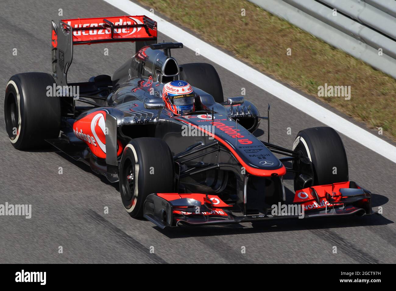 Jenson Button (GBR) McLaren MP4-28. Korean Grand Prix, Saturday 5th October 2013. Yeongam, South ...