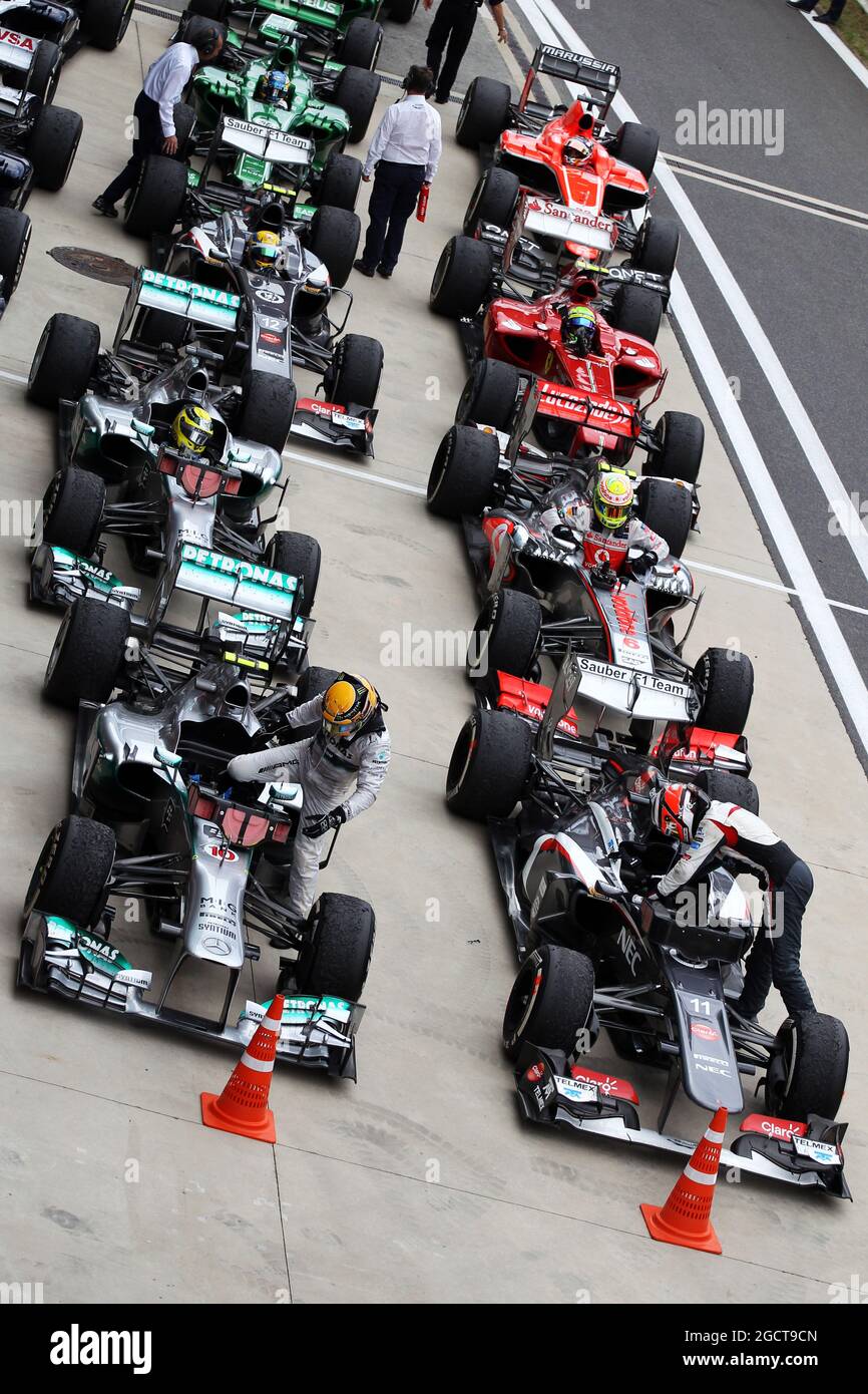 Mercedes amg f1 w04 nico hulkenberg hi-res stock photography and images ...