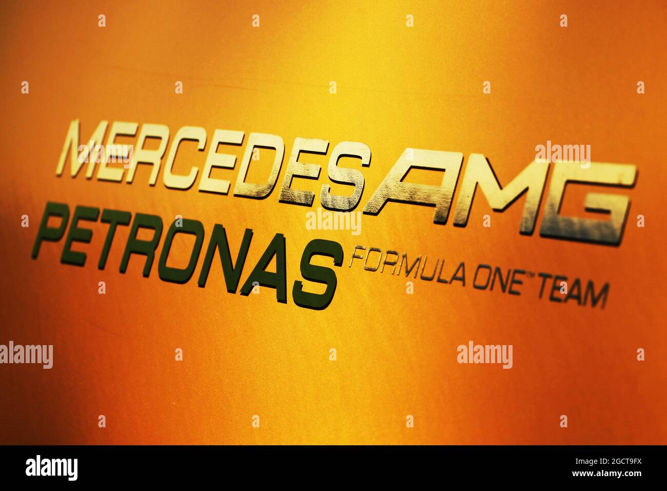 Mercedes amg f1 logo in sunset hi-res stock photography and images - Alamy