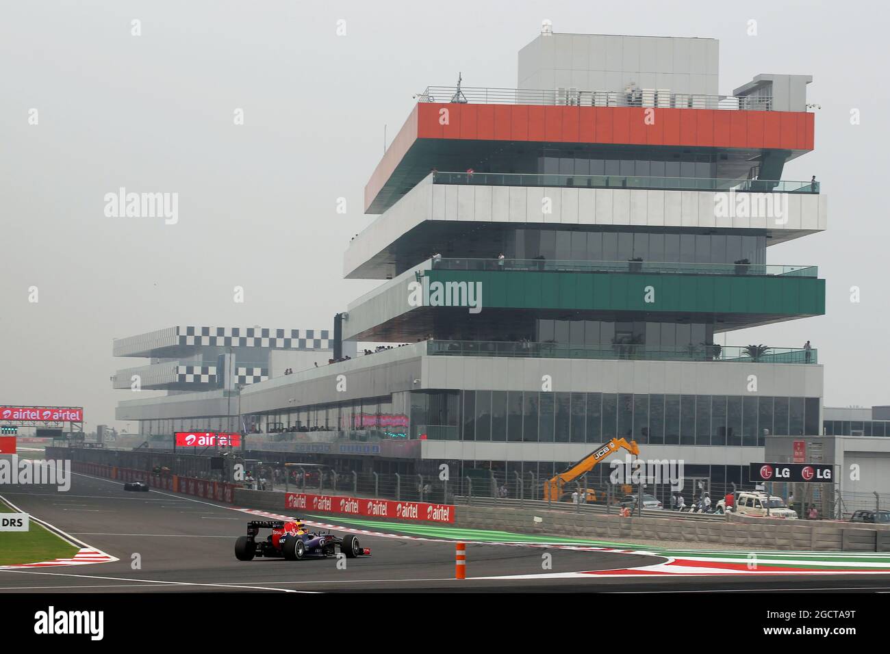 Sebastian Vettel (GER) Red Bull Racing RB9. Indian Grand Prix, Friday ...