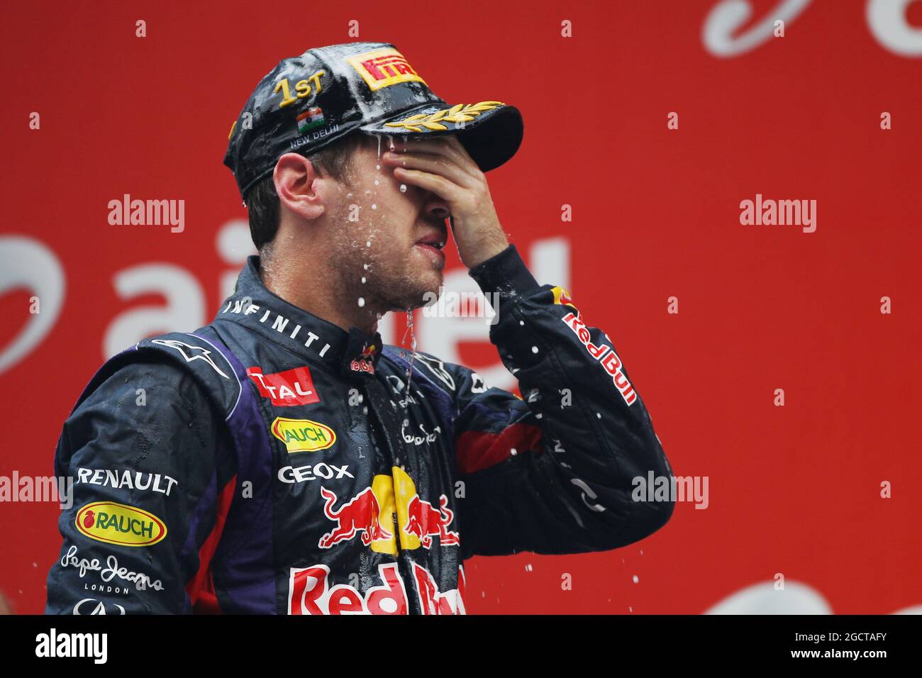 2013 vettel indian podium hi-res stock photography and images - Alamy