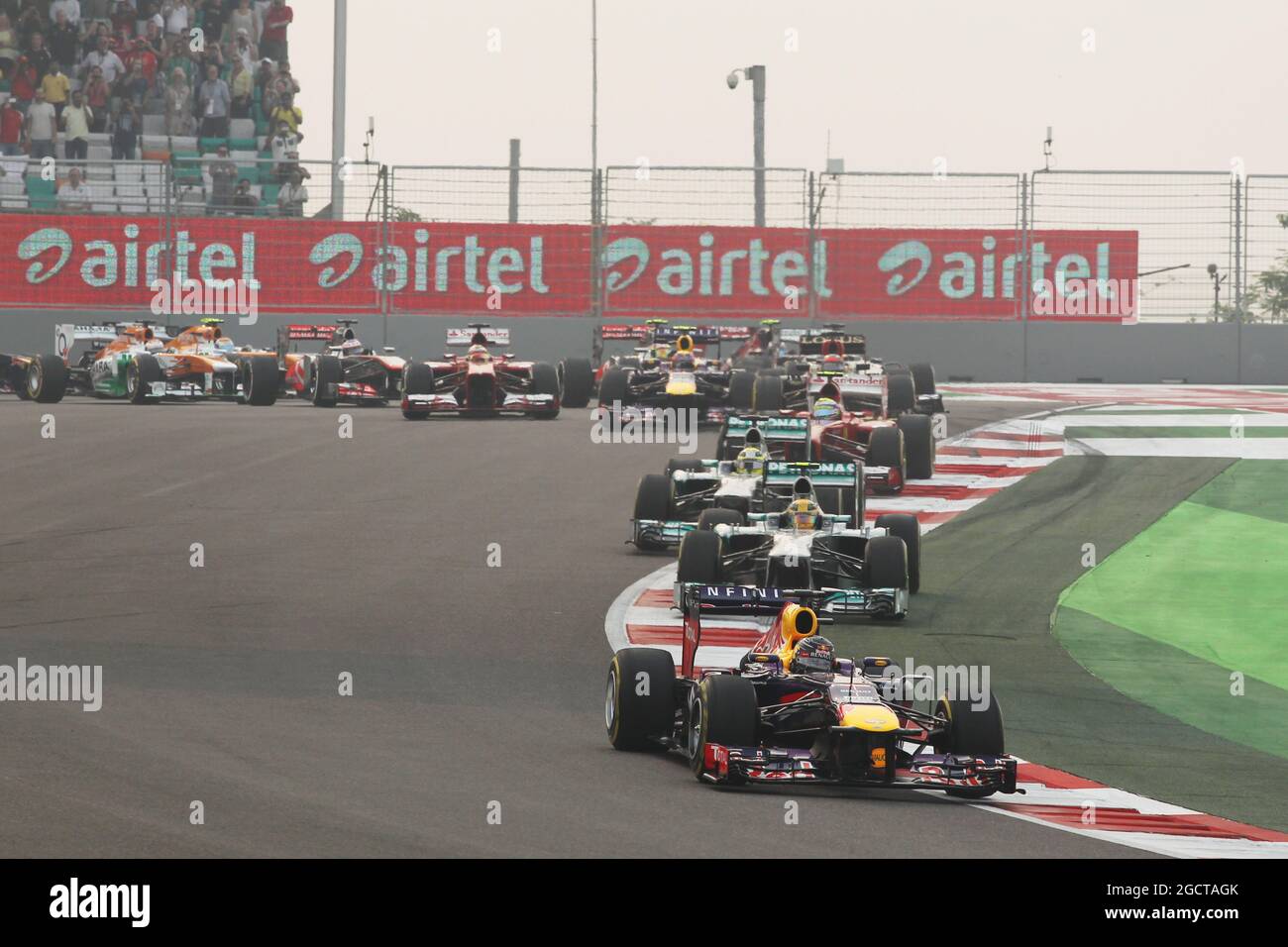 Red bull racing rb9 at start of race hi-res stock photography and ...