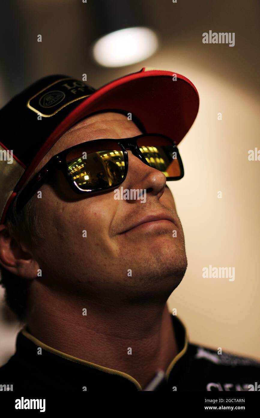 Kimi Raikkonen (FIN) Lotus F1 Team. Abu Dhabi Grand Prix, Friday 1st ...