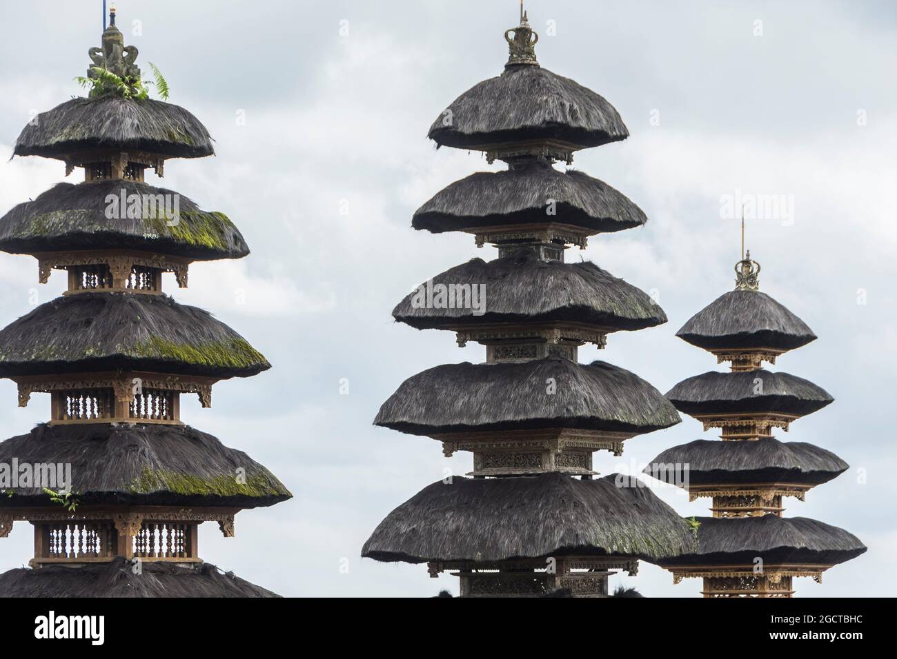 Meru towers of the holy Besakih temple. Bali, Indonesia Stock Photo - Alamy
