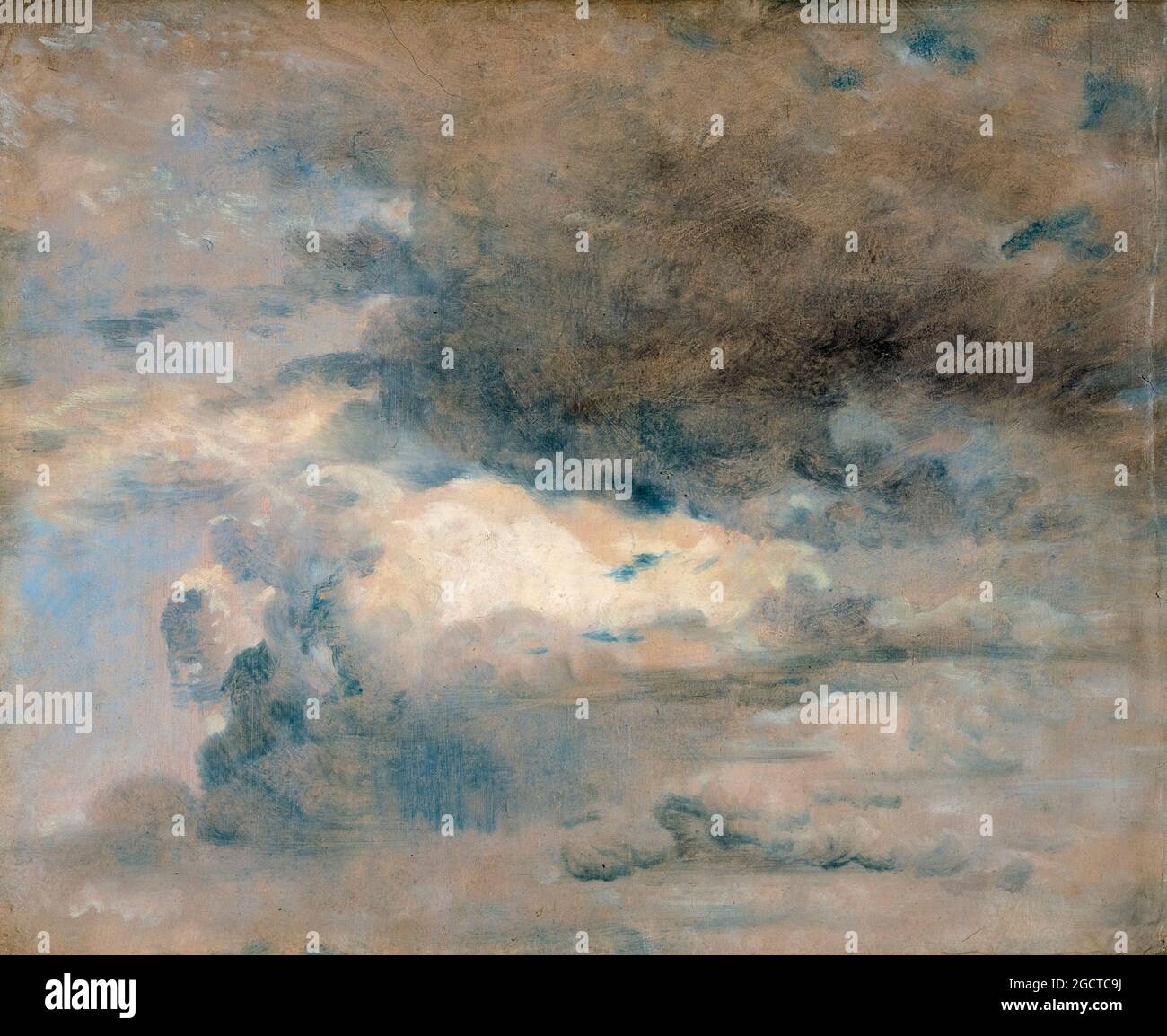 John Constable, Study of Clouds, Evening: August 31st, 1822, painting ...