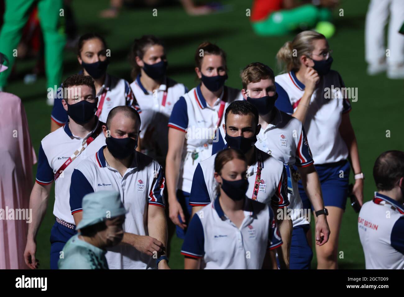 Jack Carlin (GBR) and other members of the Great Britain Delegation ...