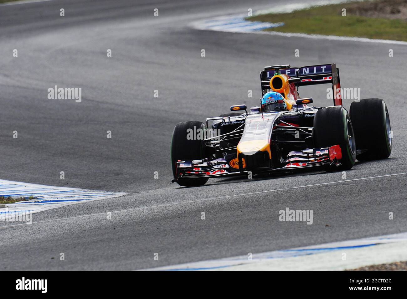 Sebastian Vettel (GER) Red Bull Racing RB10. Formula One Testing, Day ...