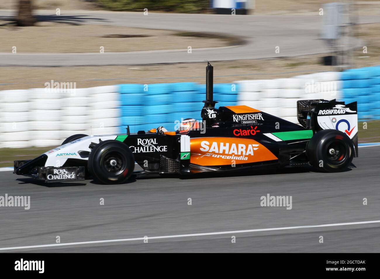 Nico Hulkenberg (GER) Sahara Force India F1 VJM07. Formula One Testing ...