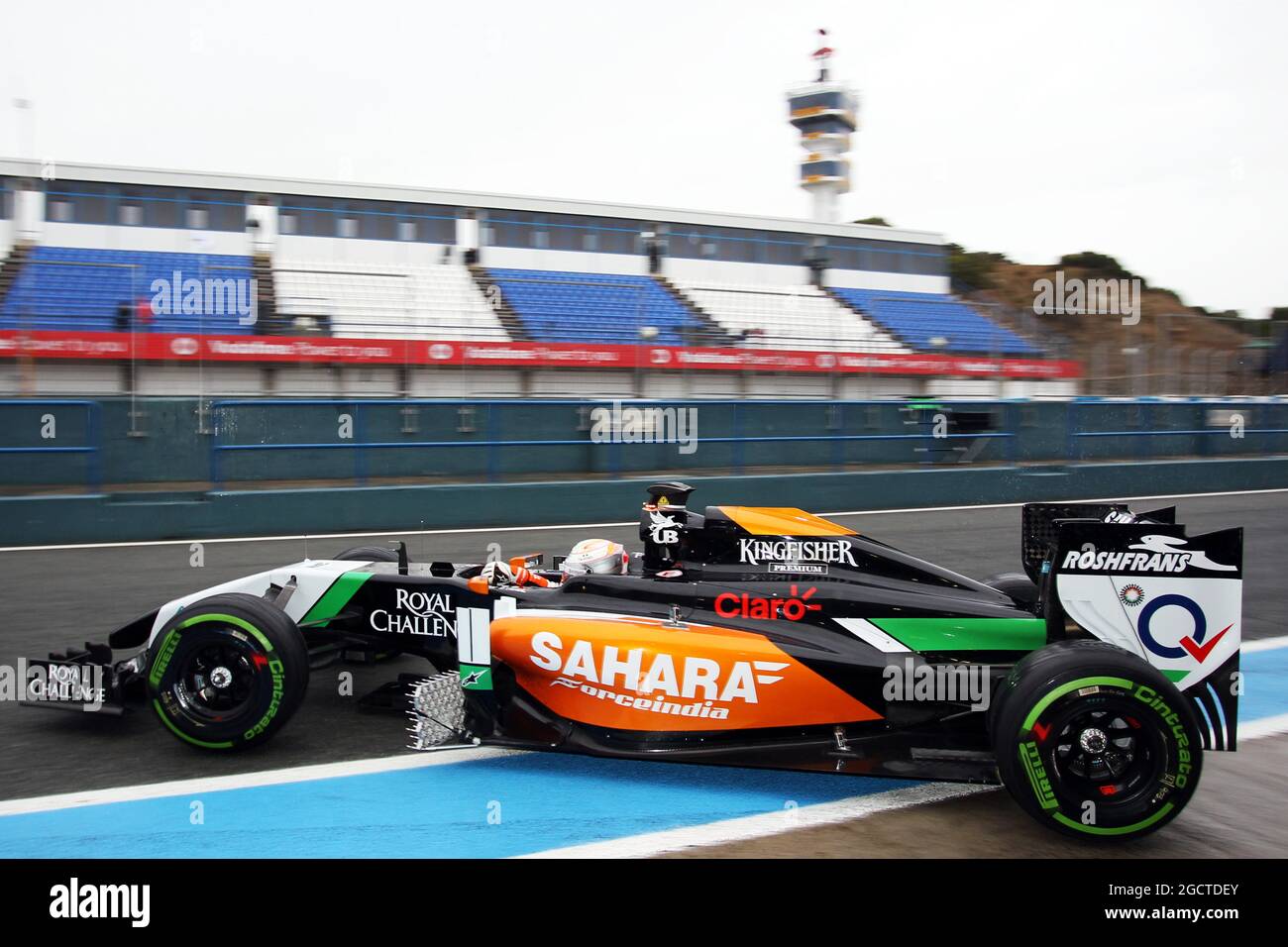 Daniel Juncadella (ESP) Sahara Force India F1 VJM07 Test and Reserve ...