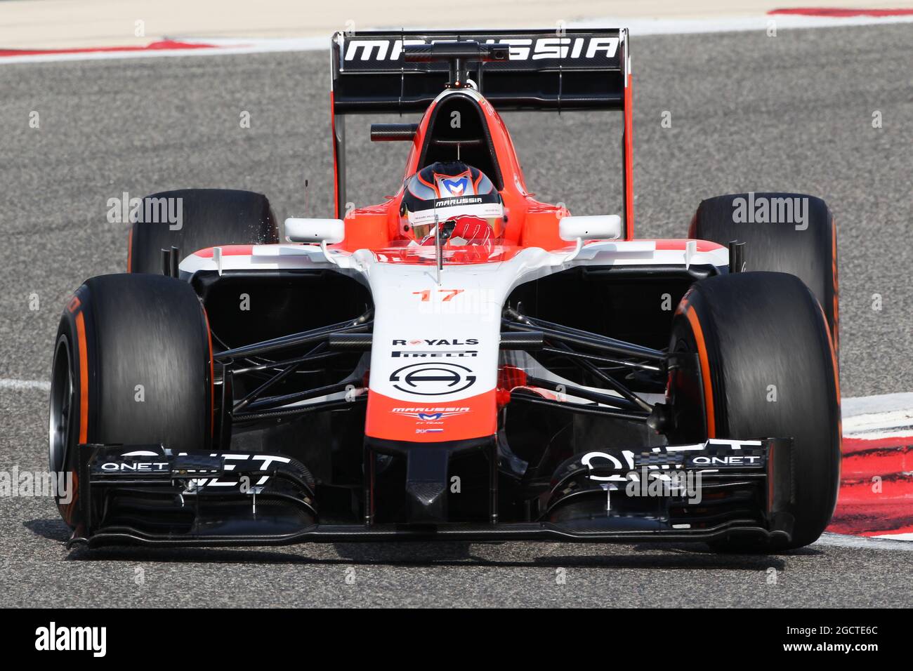 Jules Bianchi (FRA) Marussia F1 Team MR03. Formula One Testing, Bahrain ...