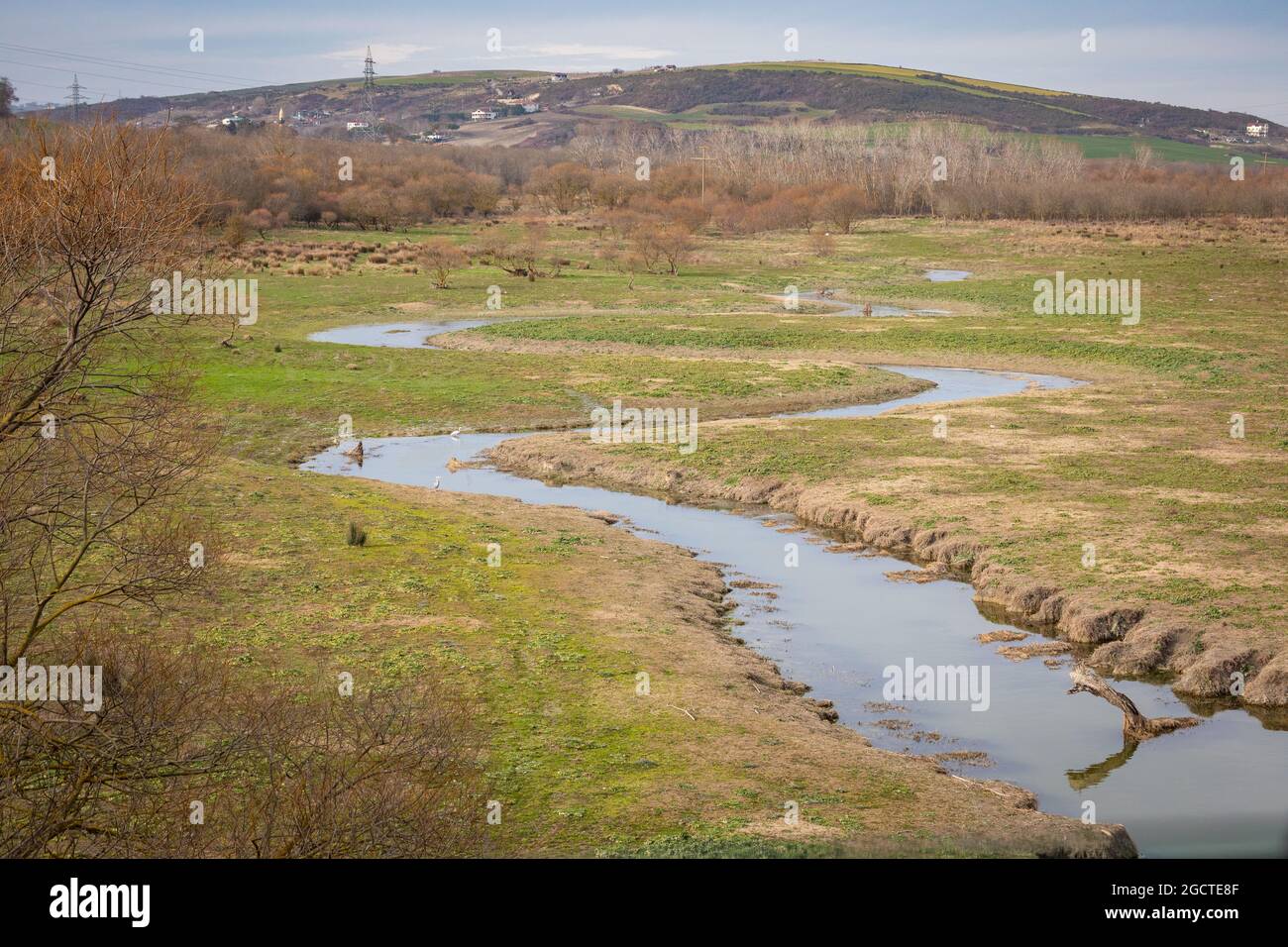 Located in the middle of the Istanbul Canal project, the Sazlibosna Dam ...