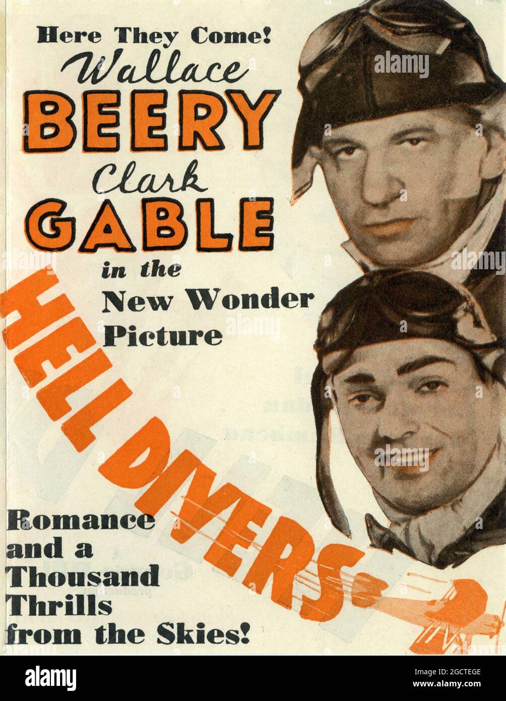 WALLACE BEERY and CLARK GABLE in HELL DIVERS 1931 director GEORGE W. HILL story Frank Wead Metro ...