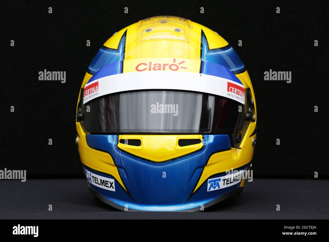 The helmet of Esteban Gutierrez (MEX) Sauber. Australian Grand Prix ...