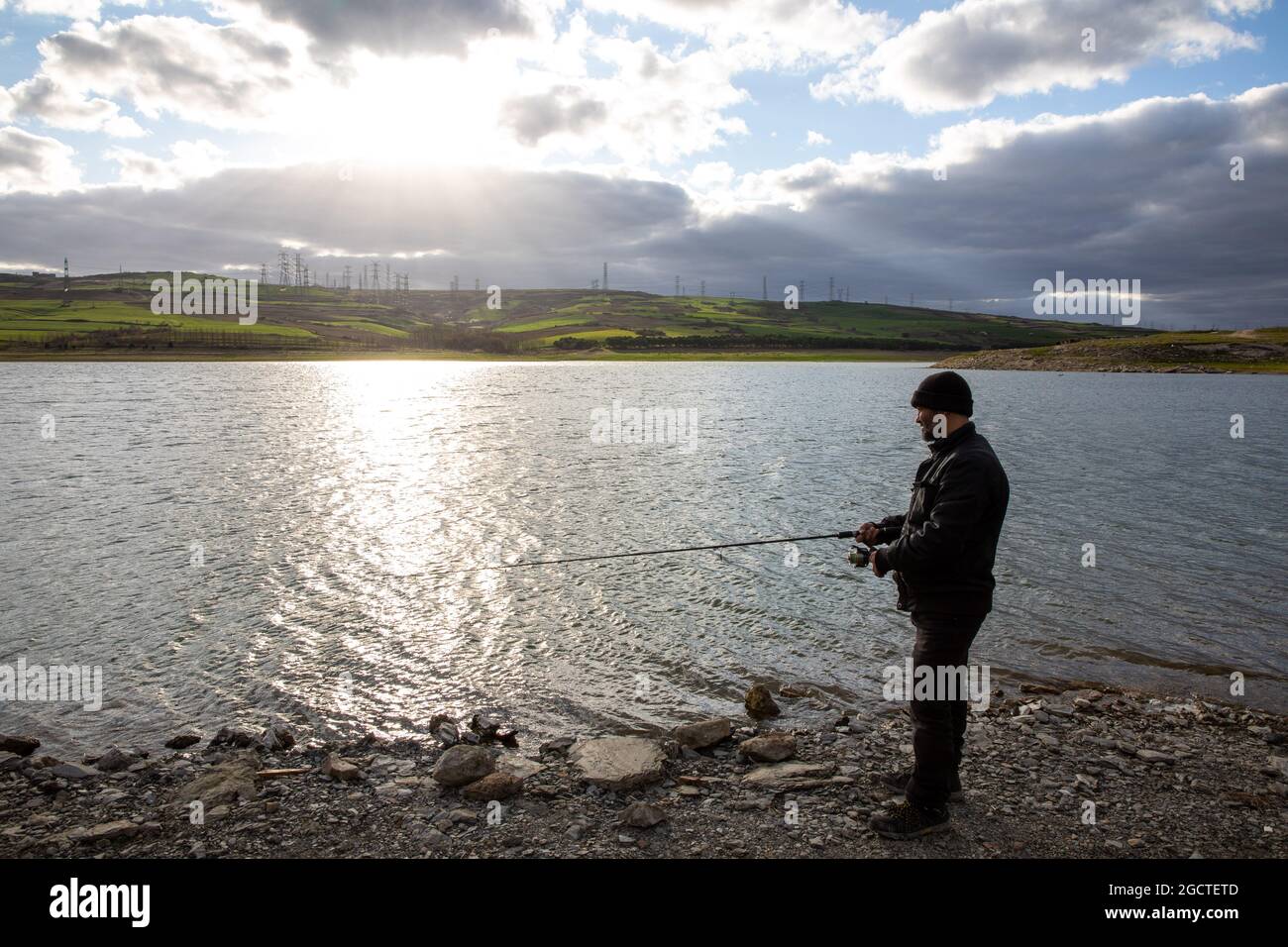 Located in the middle of the Istanbul Canal project, the Sazlibosna Dam ...